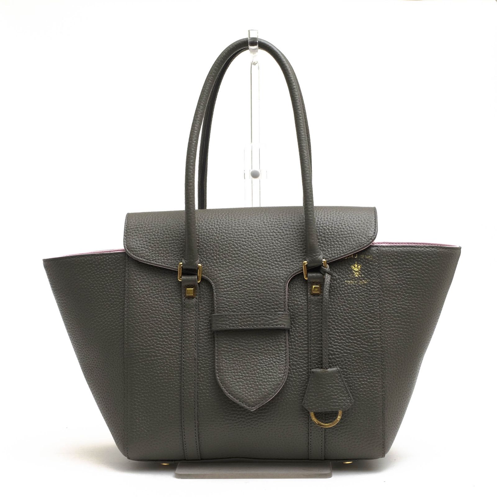 エーディーエムジェイ／ADMJ バッグ トートバッグ 鞄 ハンドバッグ レディース 女性 女性用レザー 革 本革 グレー 灰色 MOZART WING TOTEBAG 23cm モーツァルト ...