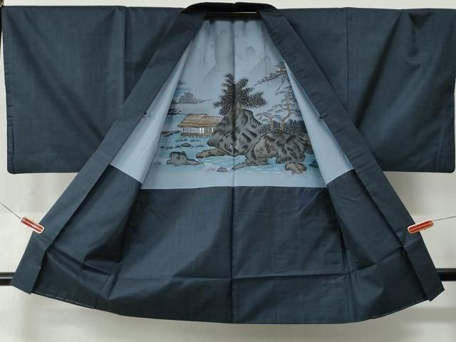 平和屋着物●東郷織物謹製　本場大島紬　白大島　160亀甲　幾何学文様　正絹　逸品　AAAY1873ck 平和屋着物○東郷織物謹製 本場大島紬 白大島 160亀甲 幾何学文様