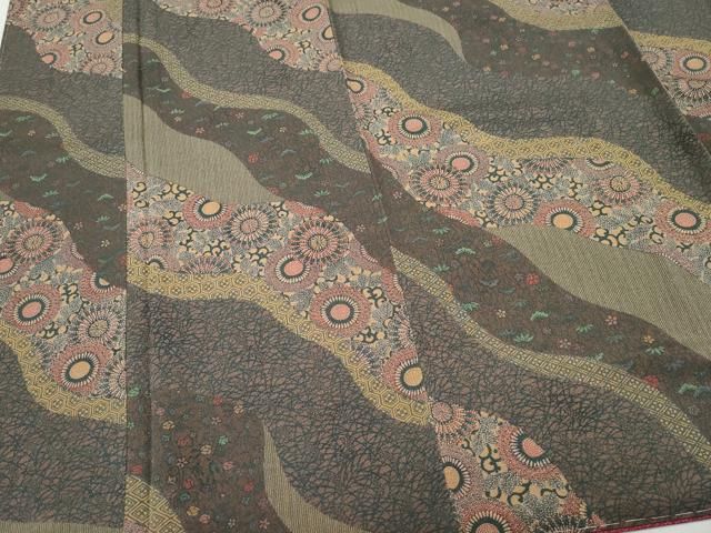 平和屋着物○重要無形文化財・伊勢手彫型本染・細合