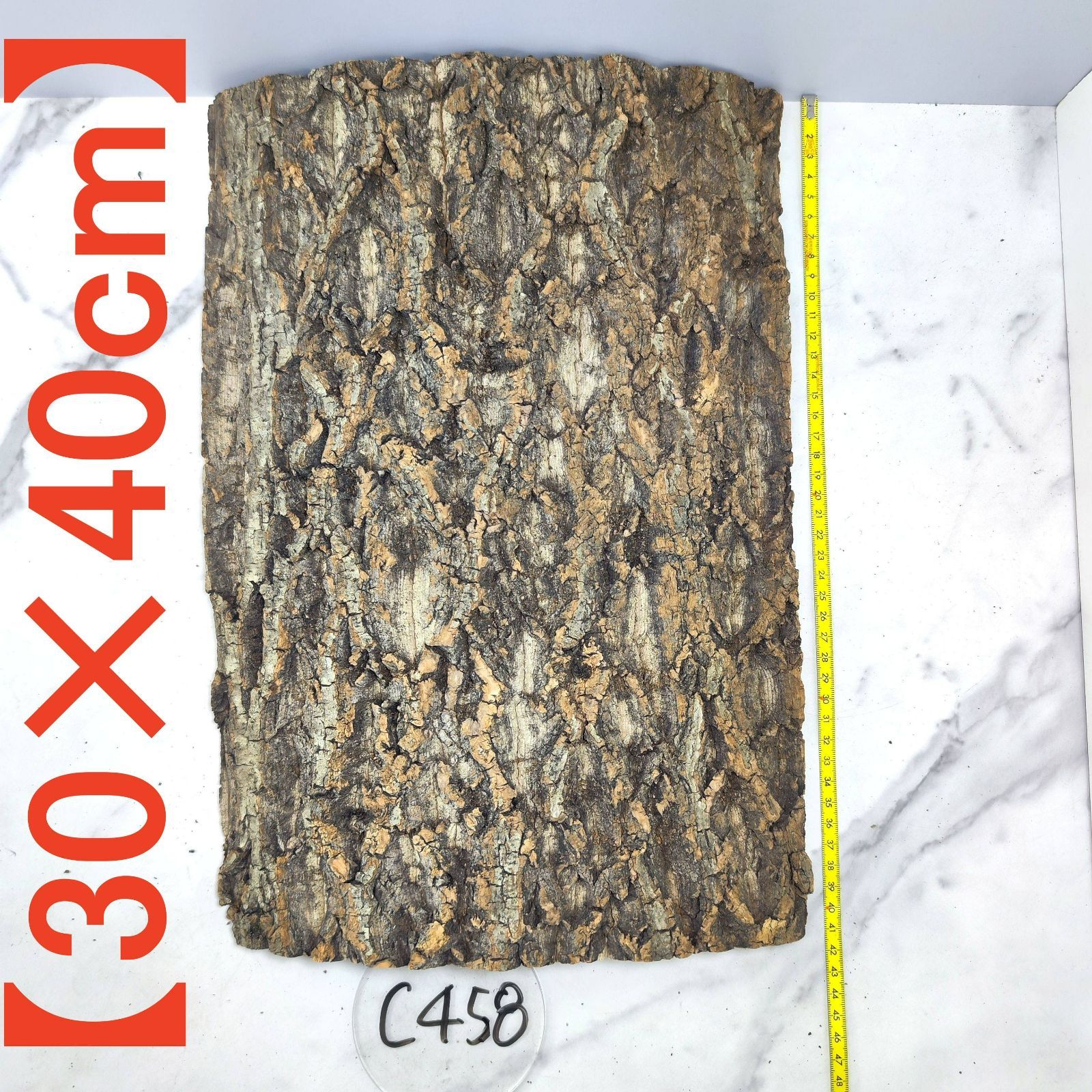 c458【30×40cm】コルク樹皮 コルク板 バージンコルク 送料/穴あけ無料 チランジア ビカクシダ 着生ラン 両生類 爬虫類 コウモリラン 板付 エアープランツ - メルカリ