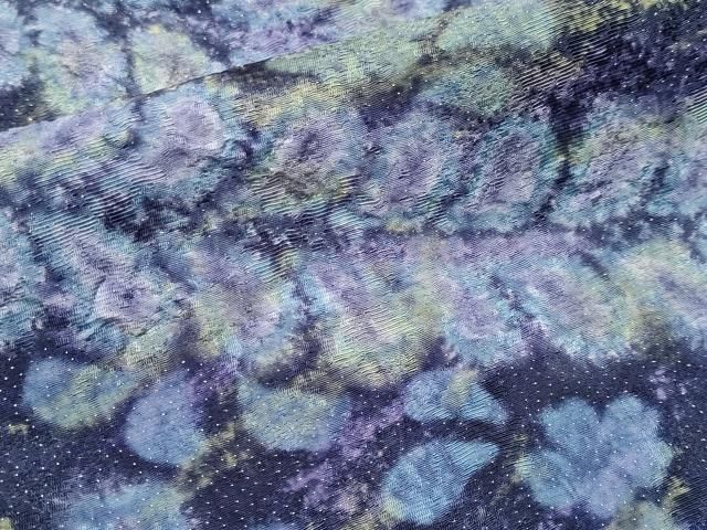 平和屋本店□極上 吉乃一廉 幻の辻が花 訪問着 絞り 銀通し地 逸品 未