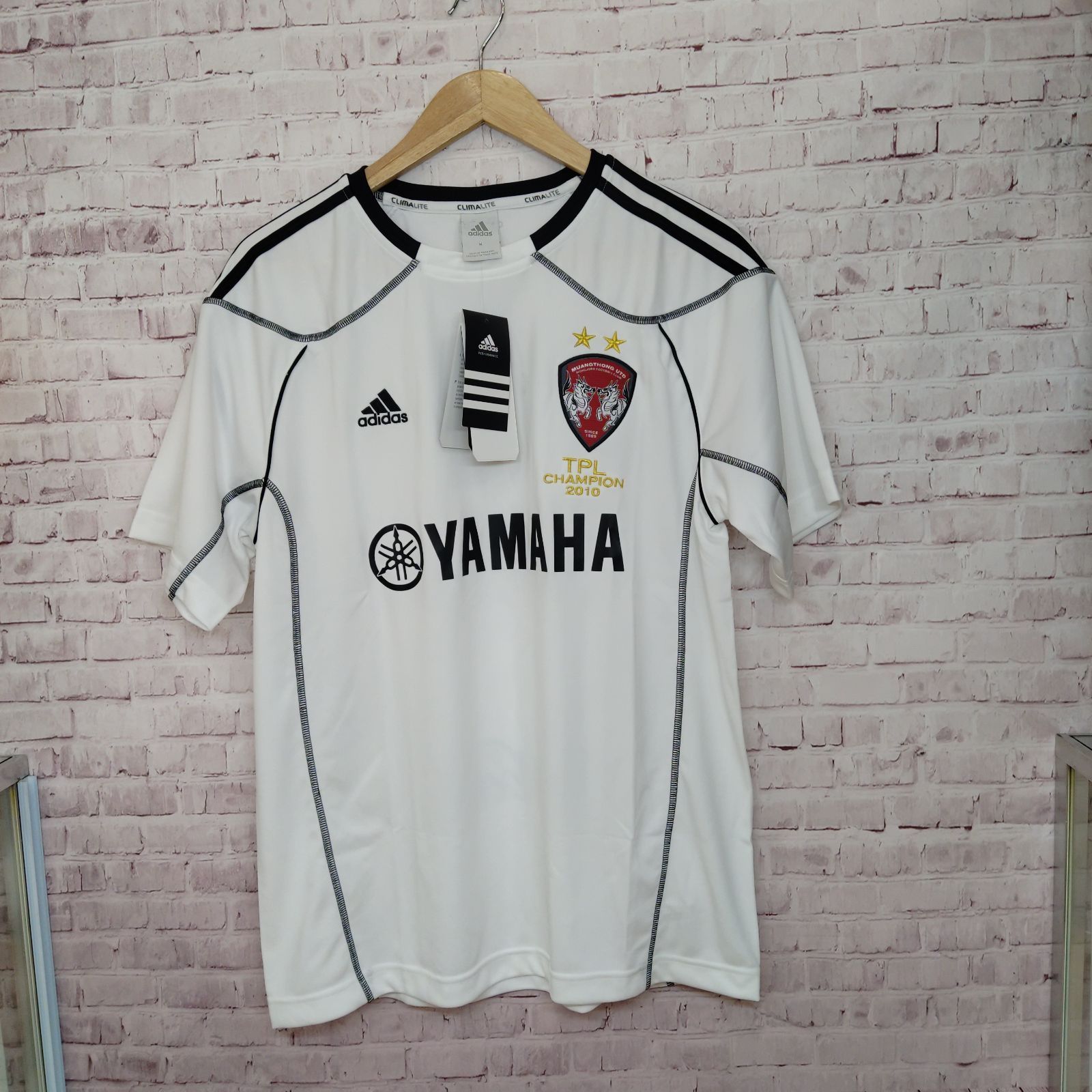 【TAKA13-21】 Adidas アディダス MUANGTHONG UTD 半袖 ユニフォーム メンズ M ホワイト - メルカリ