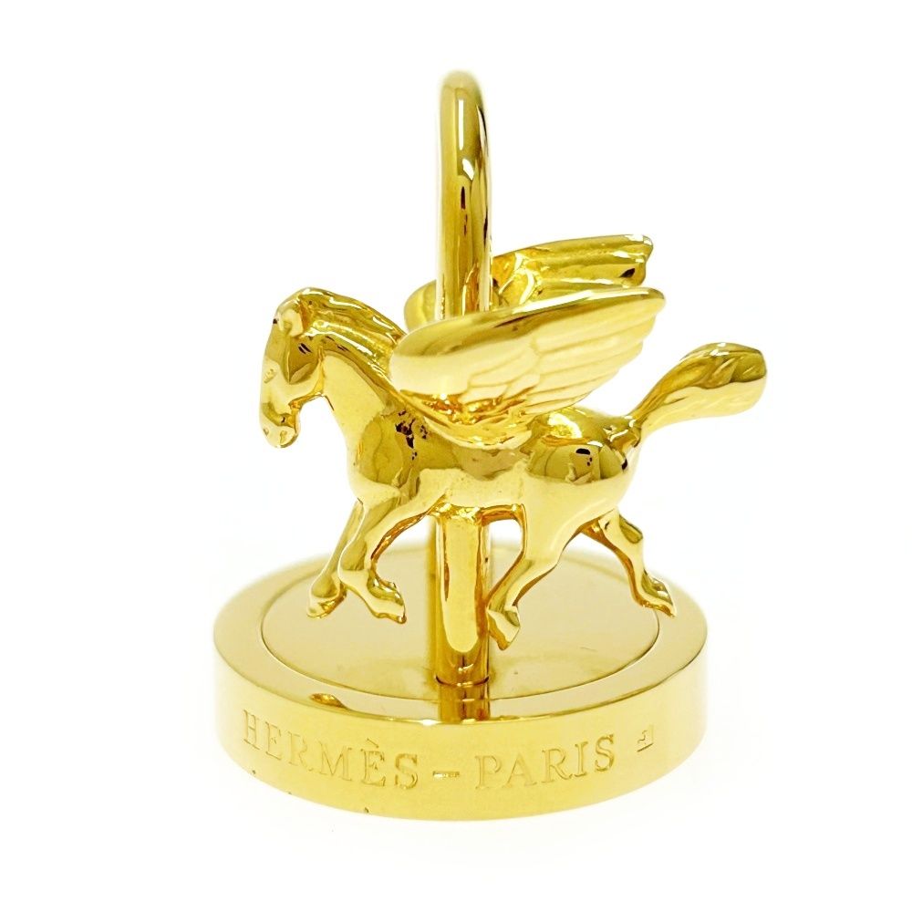 【中古】HERMES エルメス GP 2007年限定 アーネダンス ペガサス カデナ チャーム ゴールド 488357 チャーム - メルカリ