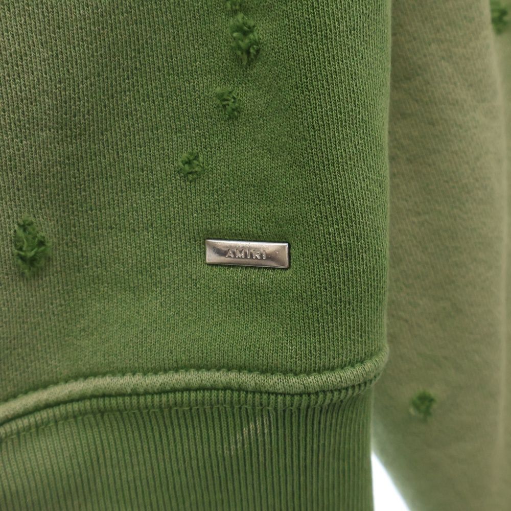 AMIRI (アミリ) ショットガン加工ジップ スウェットパーカー AMIRI (アミリ) ショットガン加工ジップ スウェットパーカー