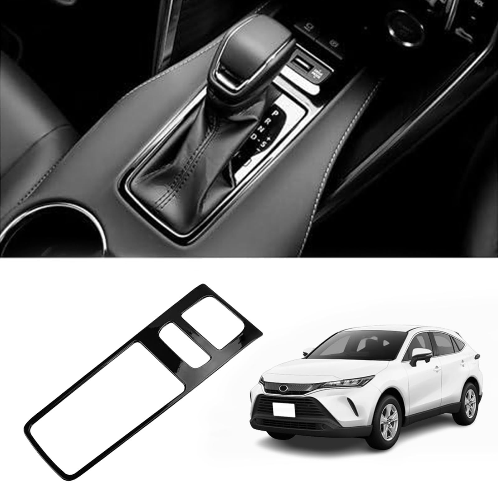 【特価商品】80系 シフトパネルカバー ハリアー ハリアー シフトパネル インテリアパネル 新型 ABS製 コンソールスイッチパネルカバー ハリアー80系専用アクセサリー内装 Temiry ...