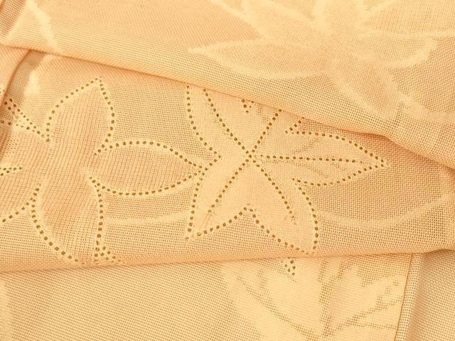 平和屋着物＊夏物 小紋 紗 幾何学文様 正絹 逸品 AAAX5425fy