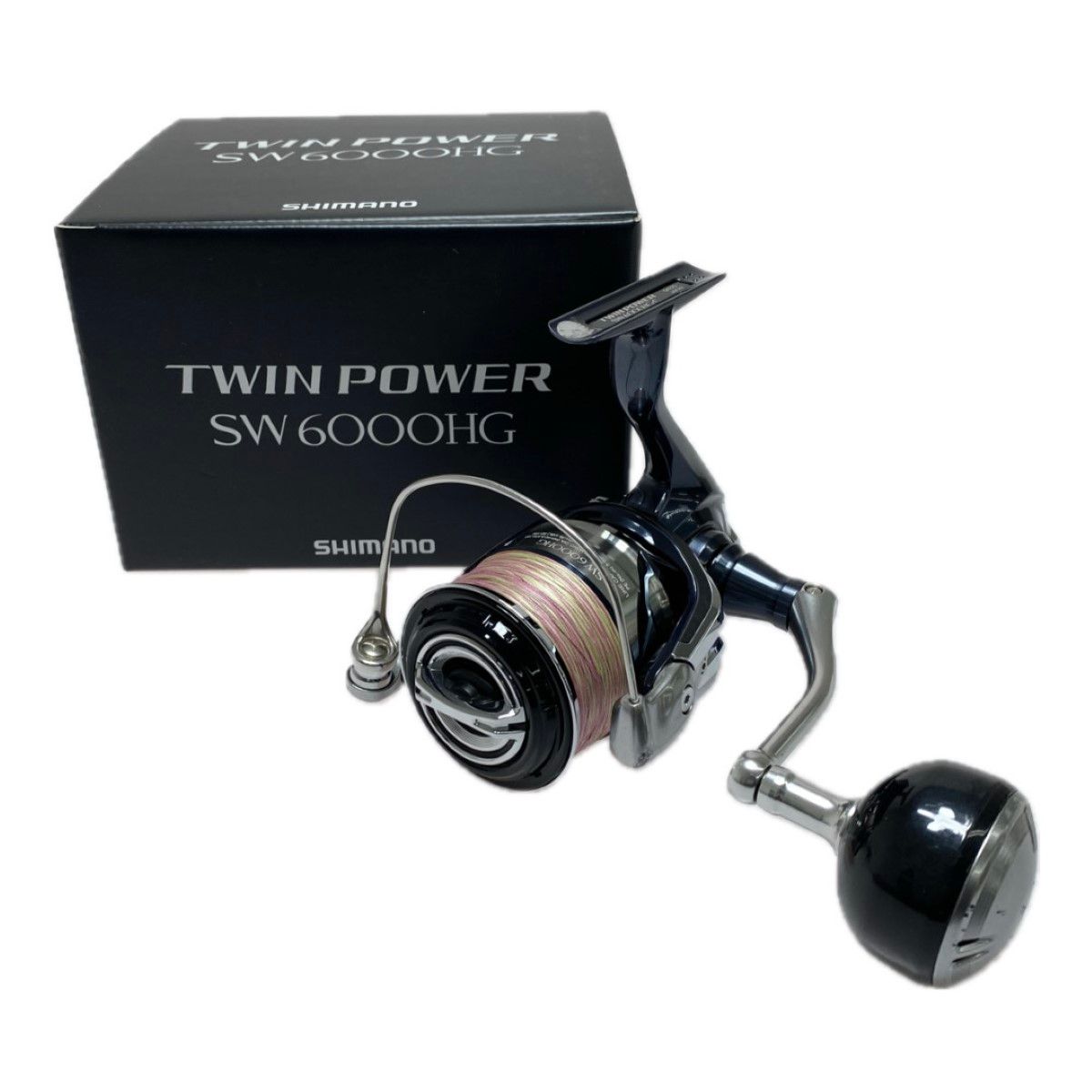 SHIMANO シマノ 21ツインパワーSW 6000HG 04225 スピニングリール 程度BC ボディ傷有 - メルカリ