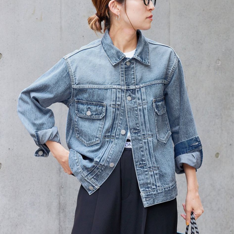 FRAMeWORK (フレームワーク) ① 23011220307010 23SS デニムジャケット レディース ブルー 36 - メルカリ