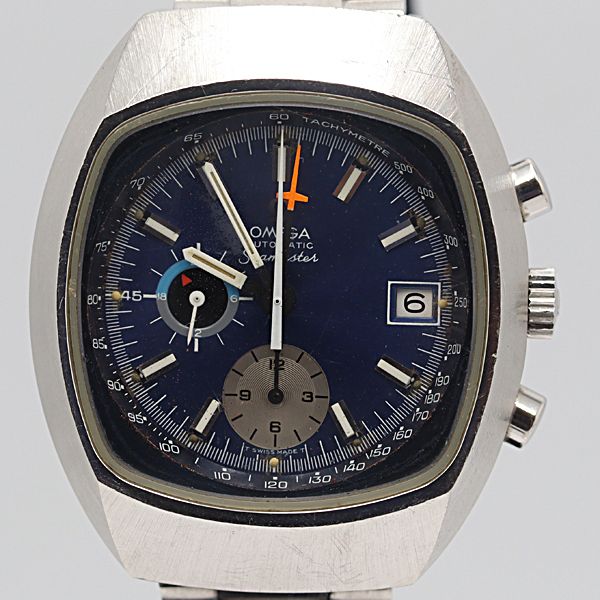 デットストック級 オメガ シーマスター 176.005 AT/自動巻 ヴィンテージ ブルー文字盤 メンズ腕時計 0096910 3ERT ...