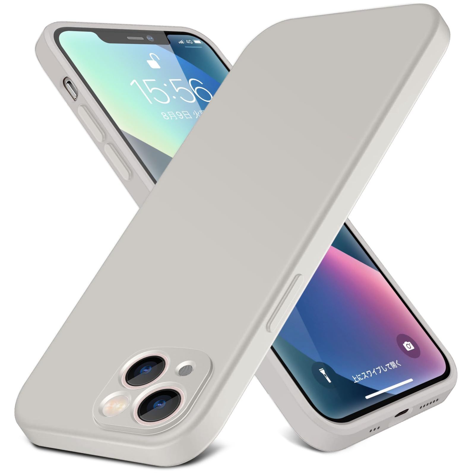 【在庫処分】MD-YTGJ-36-03 白 カバー カバー 用 用 15 15 アイフォン 指紋防止 サラサラ 耐久性 スマホケース シンプル ...