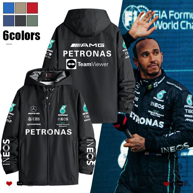 ジャケット Hamilton F5 スレーシング BENZ LOGO バイクウエアグッズ アウトドア 登山 キャンプ バイク 自転車 通勤 ...