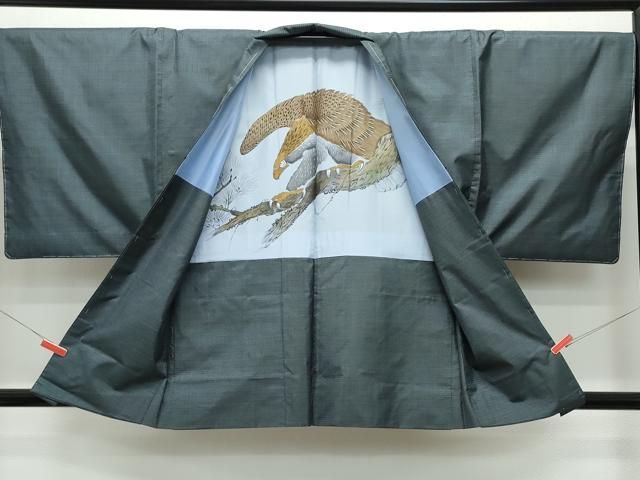 平和屋着物○男性 本場大島紬 アンサンブル 100亀甲 総詰め 証紙付き