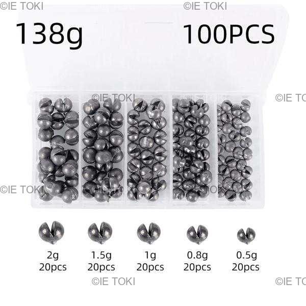 取り外し可能な釣り餌セット 100個 138g 132g ウェイトの品揃え - メルカリ