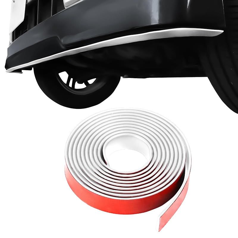 WeBirth アンダーガード 【ガリ傷から守る！車体に合わせて選べる2サイズ】日本企画 白黒カラバリ 幅26mm アンダープロテクター バンパーガード スポイラーガード エアロガード ...