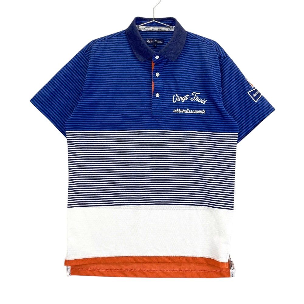 サイズ:L 23区GOLF ニジュウサンクゴルフ 半袖ポロシャツ サイズ:L 23区GOLF ニジュウサンクゴルフ 半袖ポロシャツ