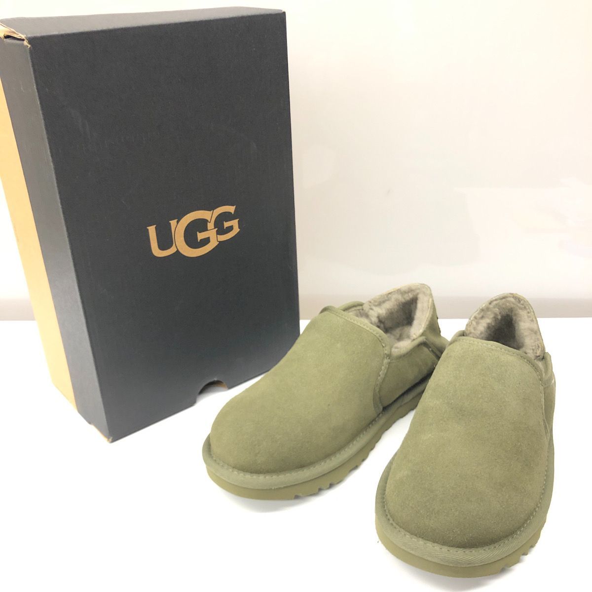 ugg アグ M KENTON ケントン スウェード スリッポン ムートン サイズ23cm - メルカリ