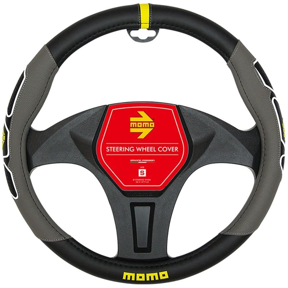 momo FUN MOMO モモ ハンドルカバー ステアリングカバー ITALY イタリア ミラノ グレー Sサイズ - メルカリ