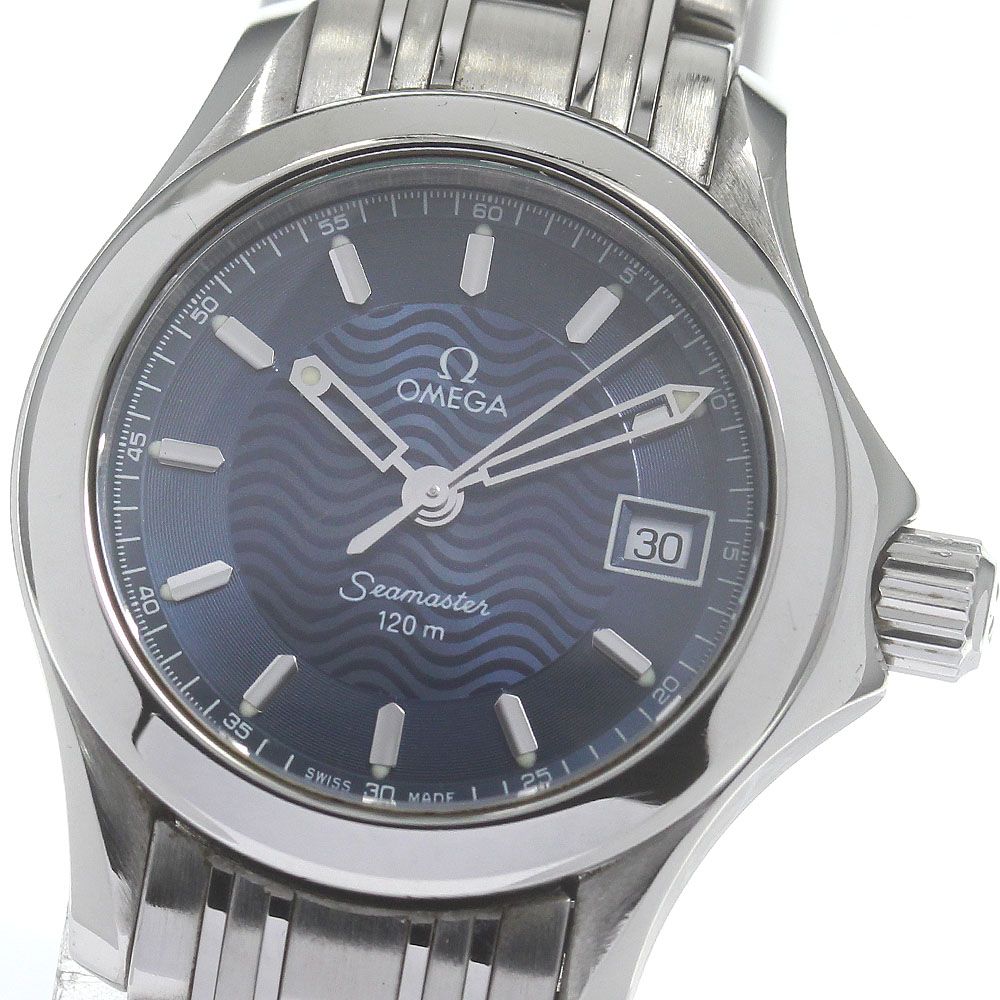 オメガ OMEGA 2581.81 シーマスター120 デイト クォーツ レディース保証書付き_831686 - メルカリ