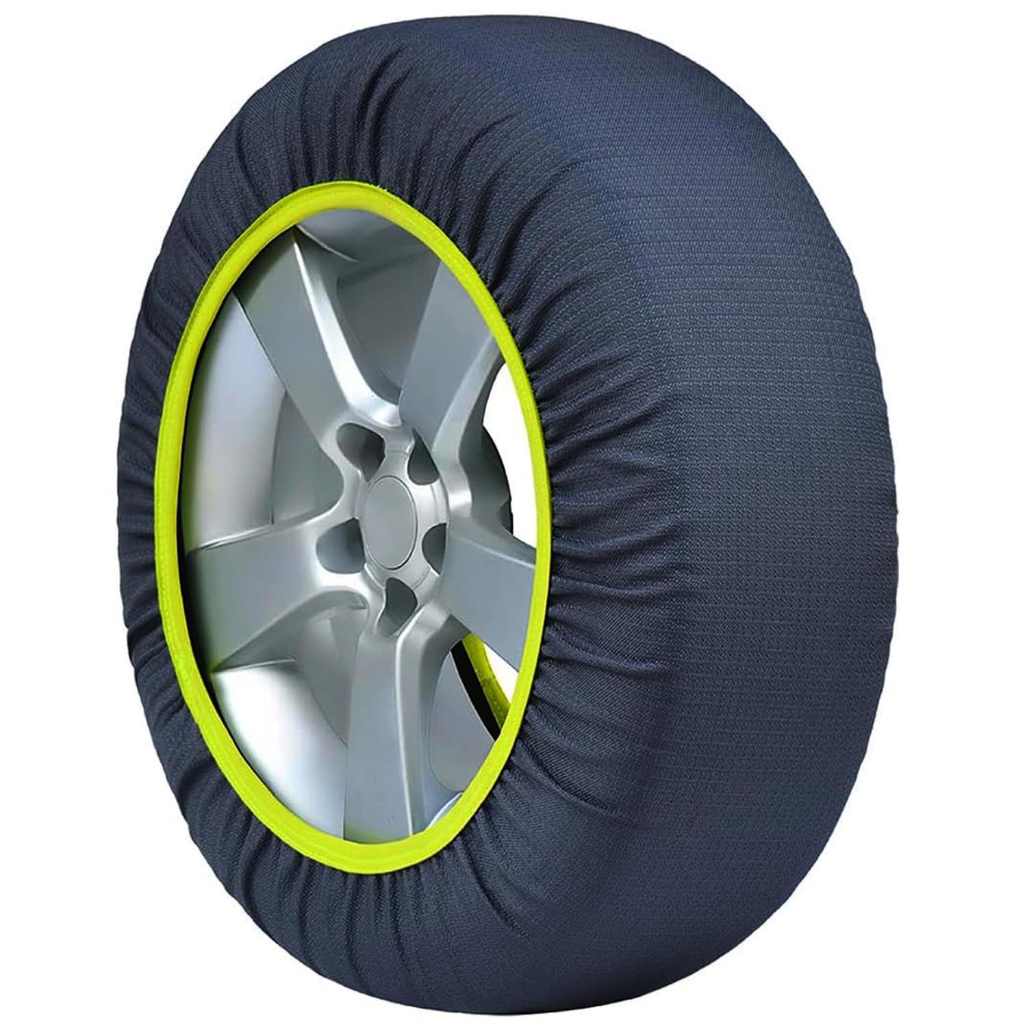 新品 凍結 雪道 タイヤ 滑り止め 取り付けが簡単 チェーン規制対応 E76適合タイヤ: 軽自動車 195/50R16 205/50R15 布 ...