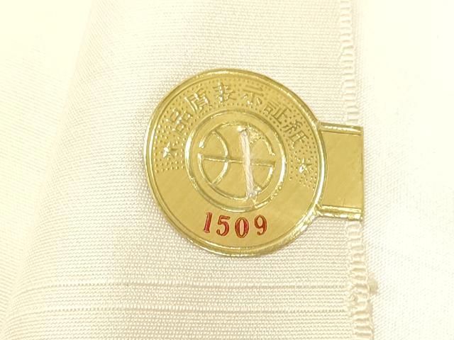 平和屋着物▽夏物 西陣 名古屋帯 帯反物 駒刺繍 総刺繍 籬流水