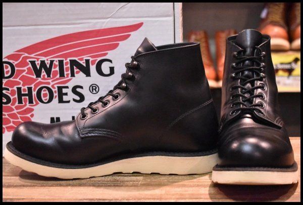 【7D 箱付 良品 BEAMS別注 16年】レッドウィング 9873 アイリッシュセッター 黒 編み上げ レースアップ ブーツ ビームス ...