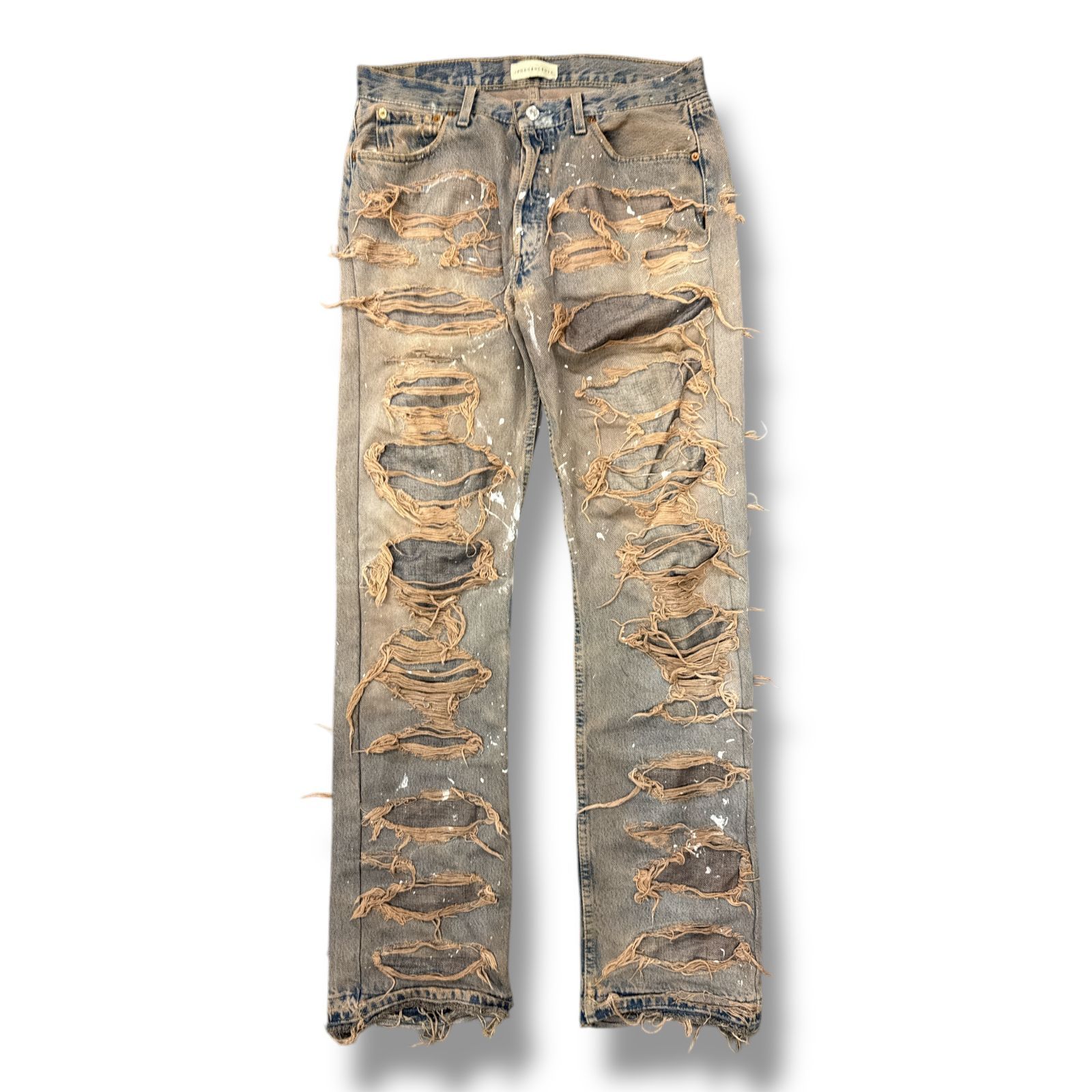INNOCENCENYC DESTROY DENIM PANTS デストロイデニムパンツ ダメージジーンズ 加工デニム イノセンスニューヨーク ...