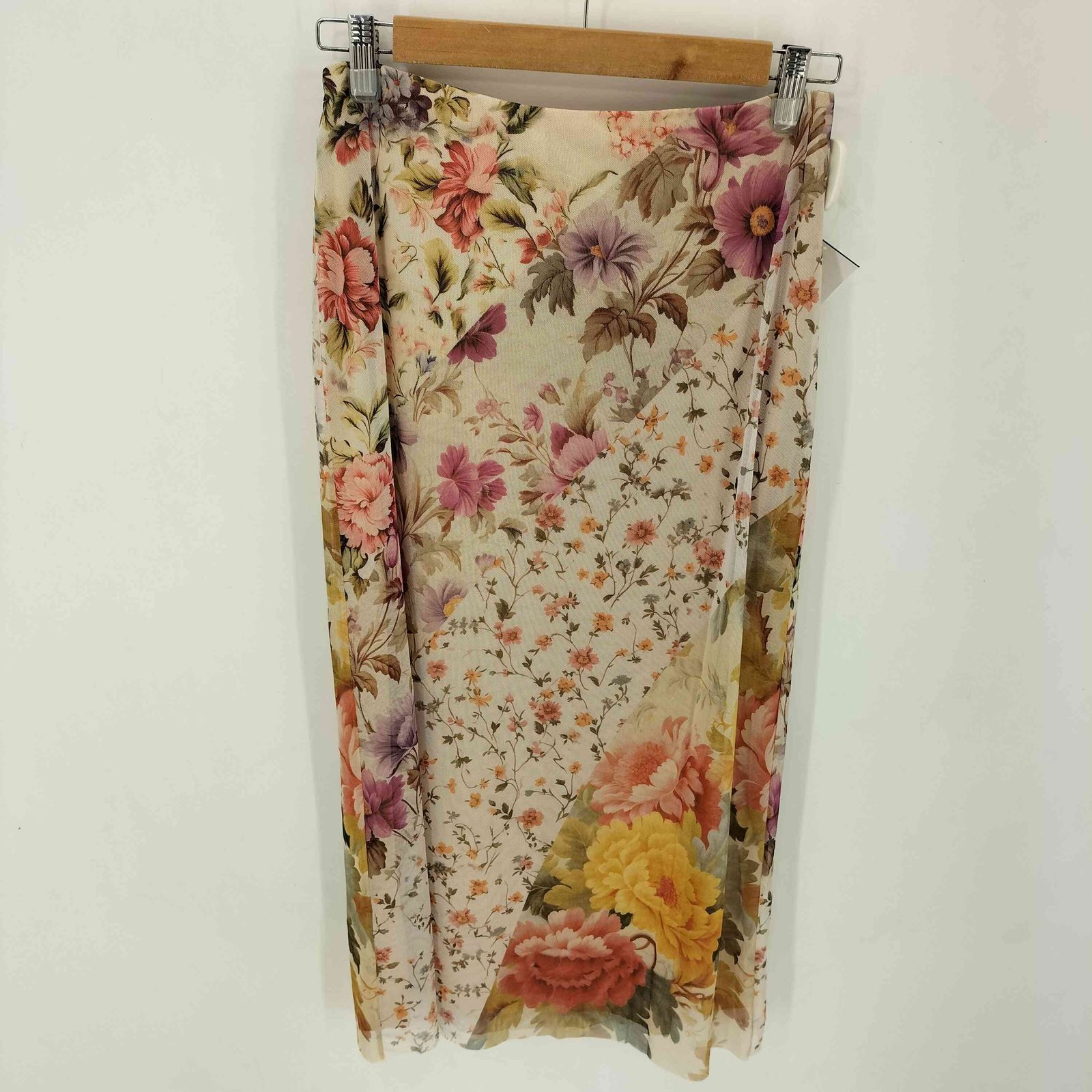 花柄パッチワークミディスカート／デシグアル（Desigual） デシグアル