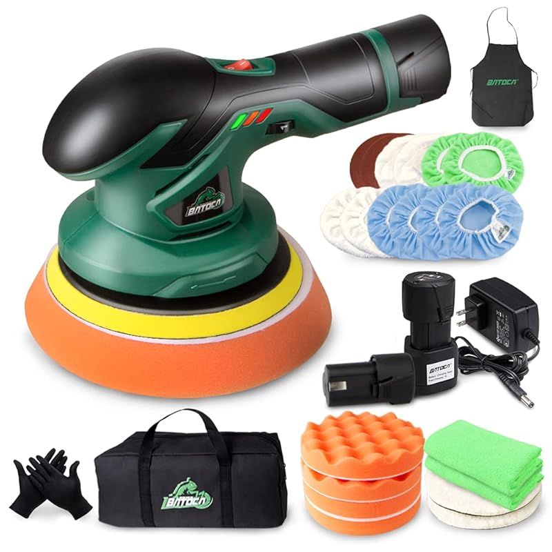 BATOCA S3 ポリッシャー コードレス 車 ダブルアクションポリッシャー 充電式 パッド150mm 【12V 2.0mAh S3/S5 ...