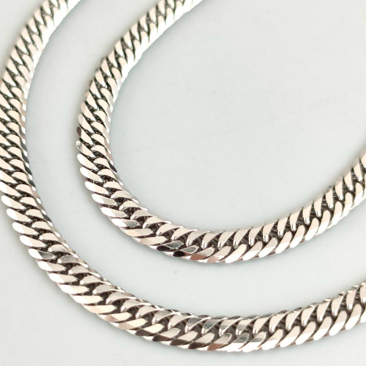 プラチナ Pt850 男女兼用 造幣局 6面ダブル 喜平ネックレス 27.15g 45.5㎝ C121 - メルカリ