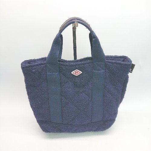 FUN OUTING ROOTOTE ルートート ボア生地 カジュアル 内側収納あり トートバッグ ネイビー レディース E ...