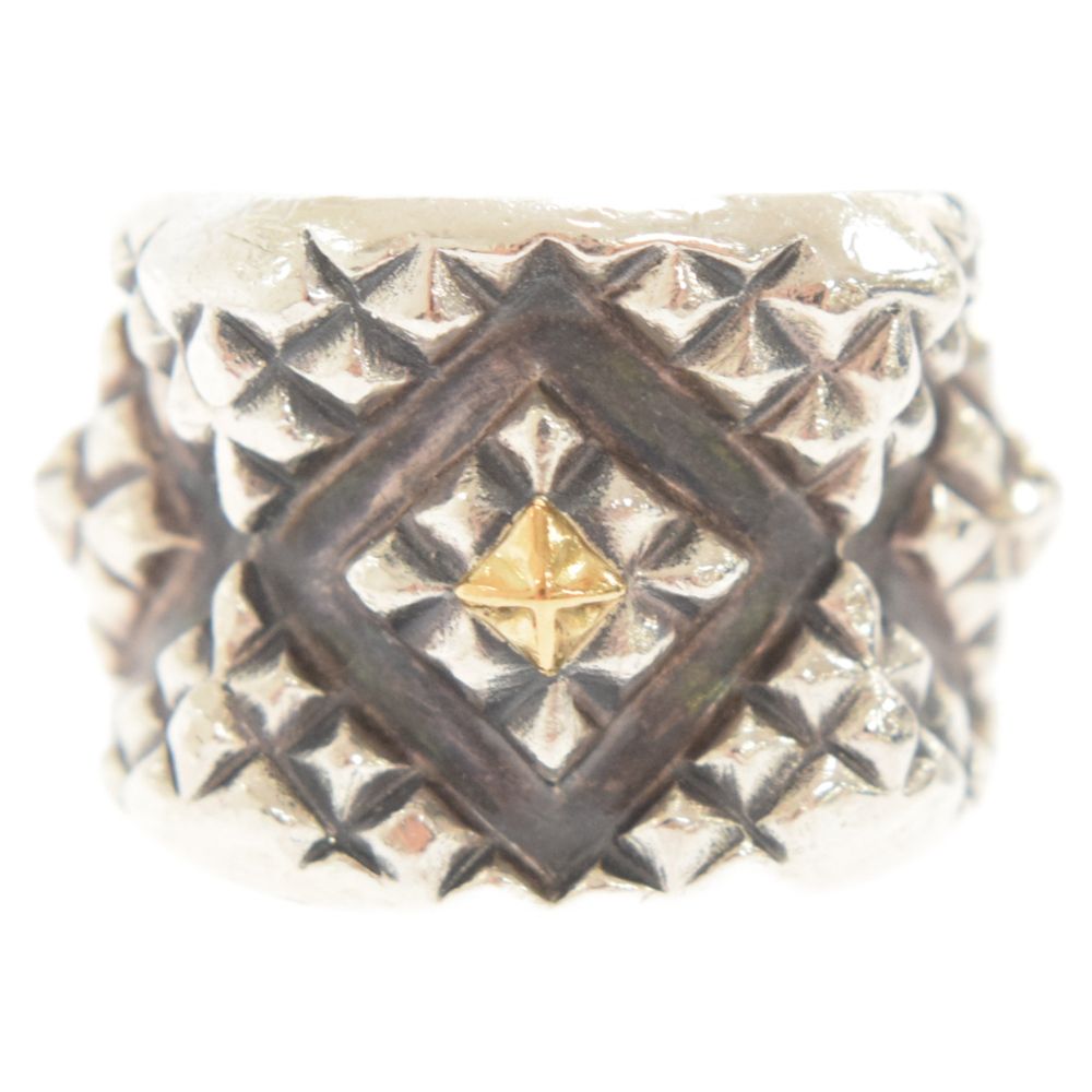 NATURAL INSTINCT (ナチュラル インスティンクト) Beginning Ring ビギニングリング スタッズモチーフ シルバー ...