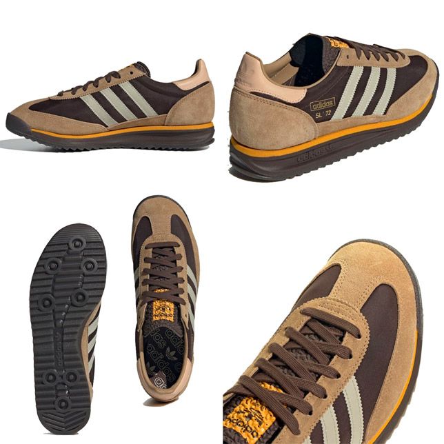 adidas アディダス オリジナルス SL 72 RS スニーカー IG4645 ブラウン パテグレー プリラブドイエロー - メルカリ