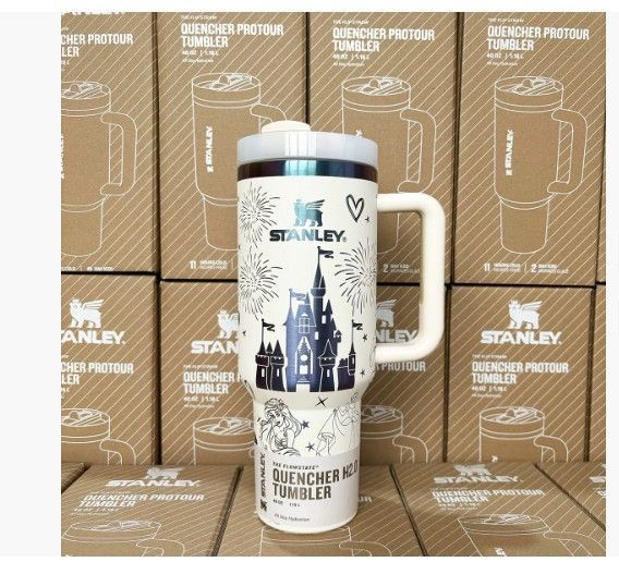 海外限定【STANLEY】 castle / スタンレー 真空1.18L H2.0 大容量 水筒 スリムクエンチャー タンブラー ストロー付き ...