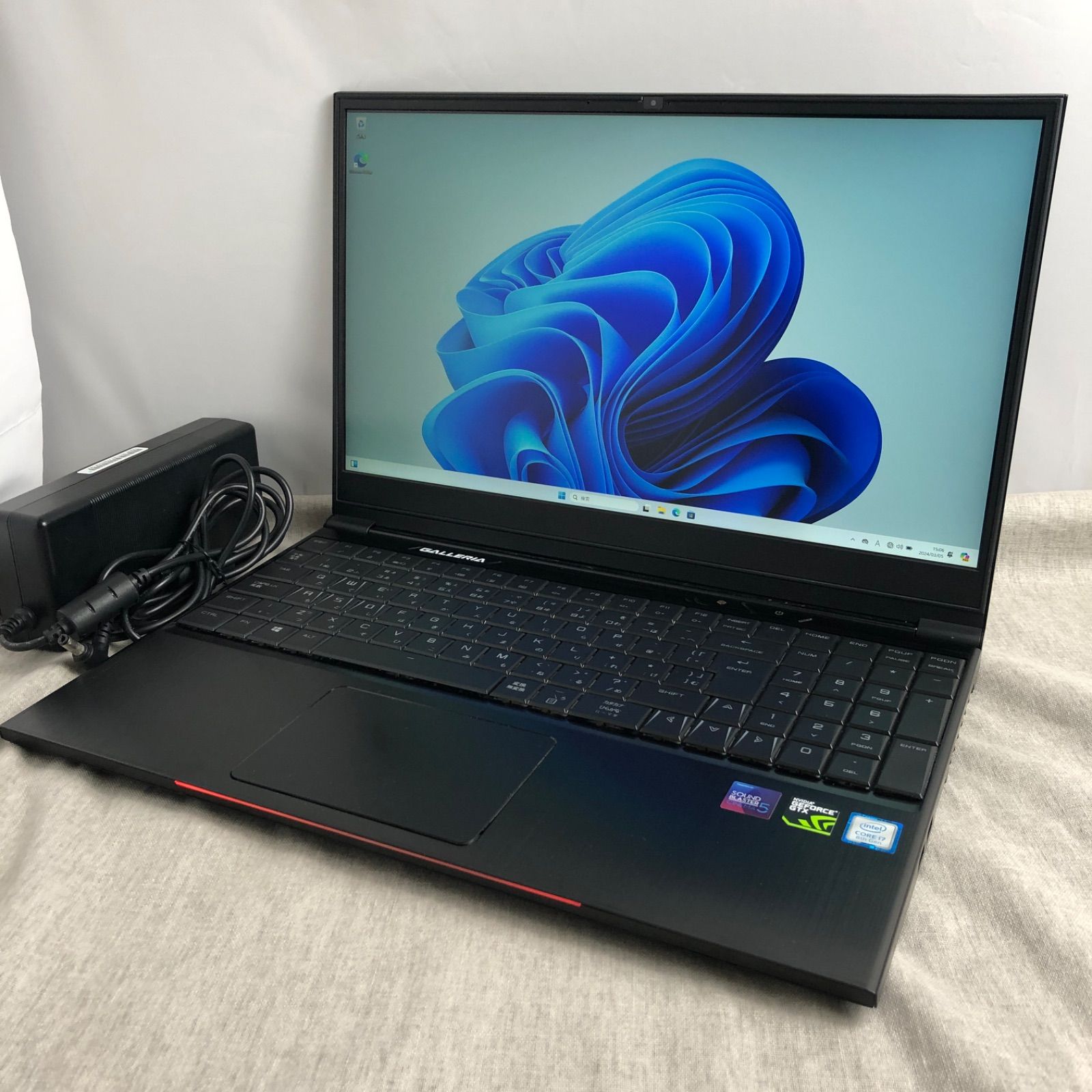 【バッテリー良好】ゲーミングノートPC GALLERIA ガレリア GCF1060GF-E【i7-8750H・GTX1060・16GB ...