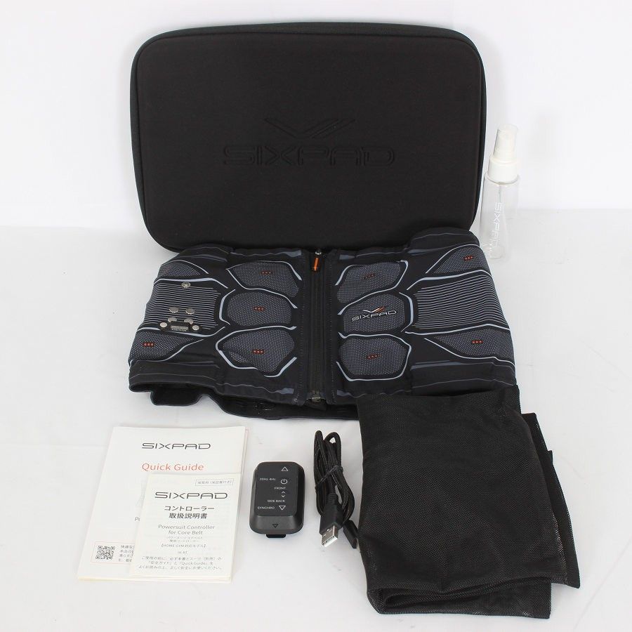 【美品】MTG SIXPAD Powersuit Core Belt SE-BS-00B-M ホームジム対応モデル Mサイズ シックスパッド パワースーツ コアベルト 本体 - メルカリ