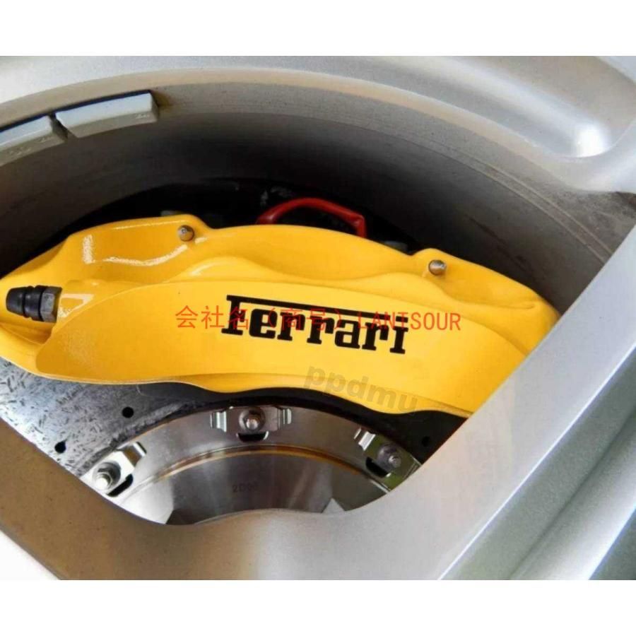 Ferrari 耐熱デカール ステッカー ドレスアップ ブレーキキャリパー/カバー カスタム フェラーリ F355 F40 F430 360 ...