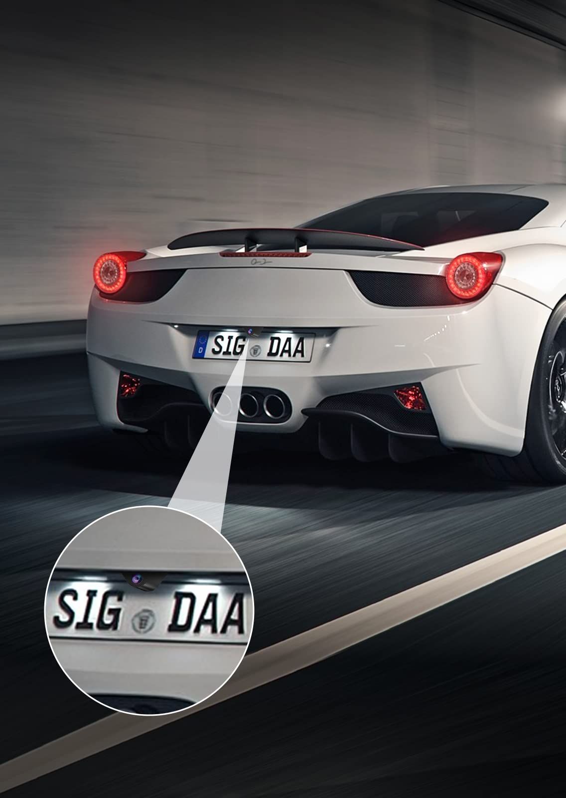 JADOドライブレコーダー ミラー式 専用バックカメラ IMX 307 *たった車外取り付け用 リアカメラ IPX67 防水 6層ガラスビデオ ...