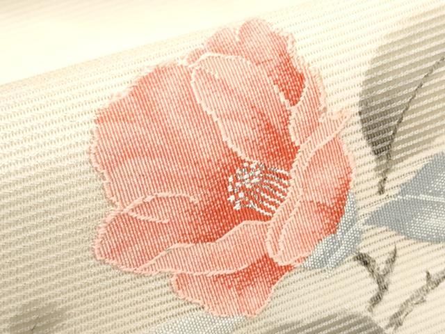 平和屋着物＊夏物 訪問着 絽 手描き 枝花文 正絹 逸品 AAAY6778sx