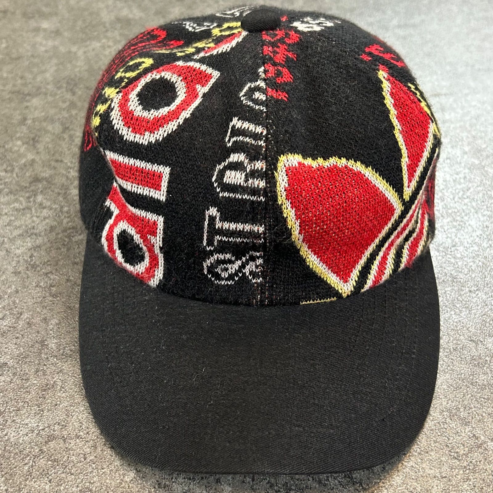 90s Vintage ADIDAS DESCENTE Knit Trefoil Logo Printed Baseball Cap ...