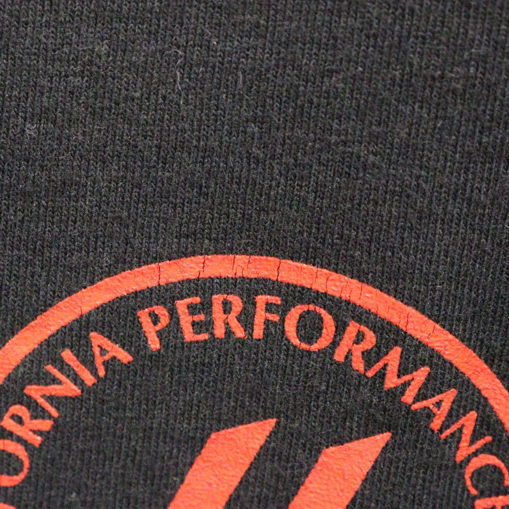 VINTAGE (ヴィンテージ) 90s California performance iron グラフィックプリント半袖Tシャツ ブラック ...