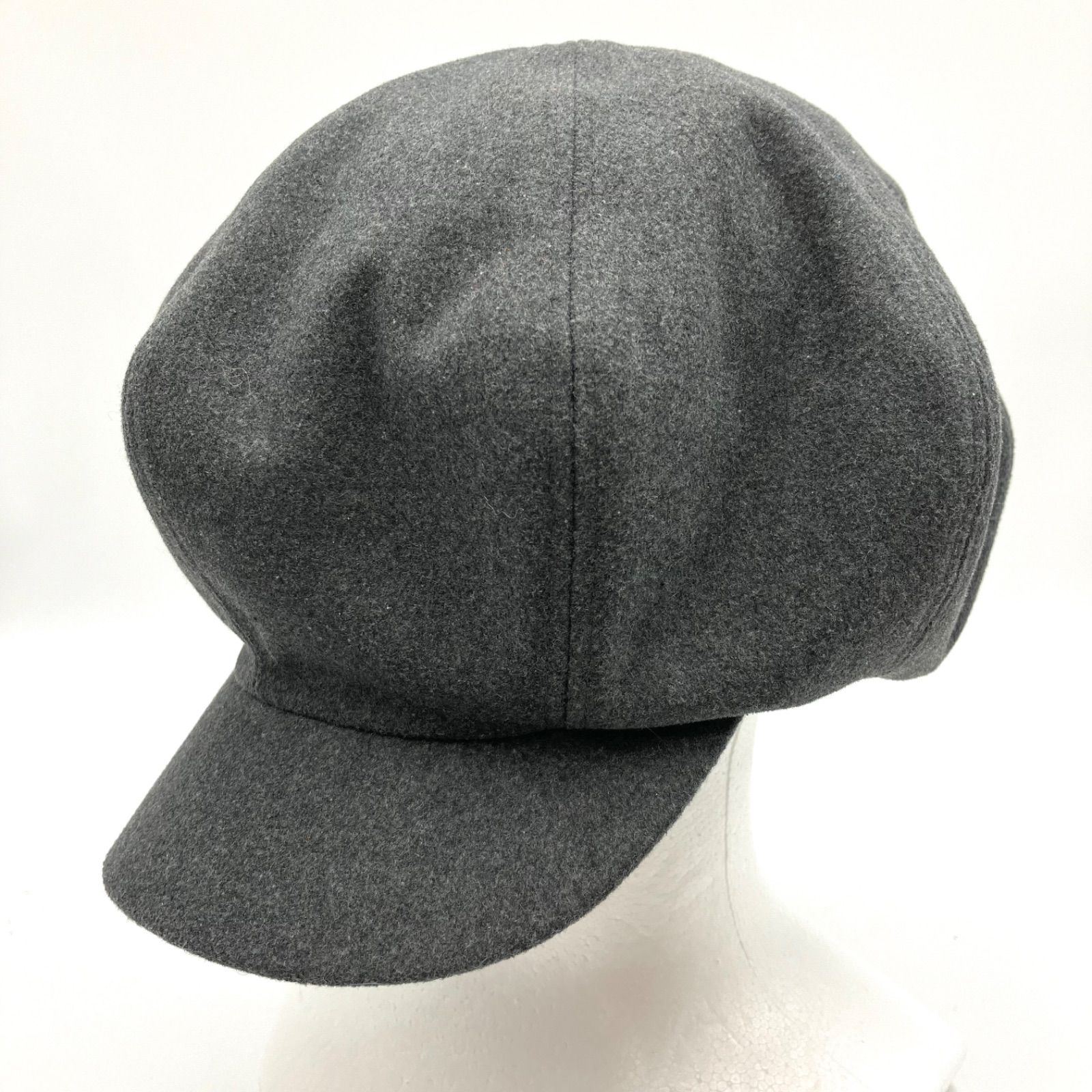 HALLO SUPPLY ハローサプライ キャスケット ビッグサイズ レノンハット キャップ 帽子 グレー 灰色 おしゃれ カッコいい ...