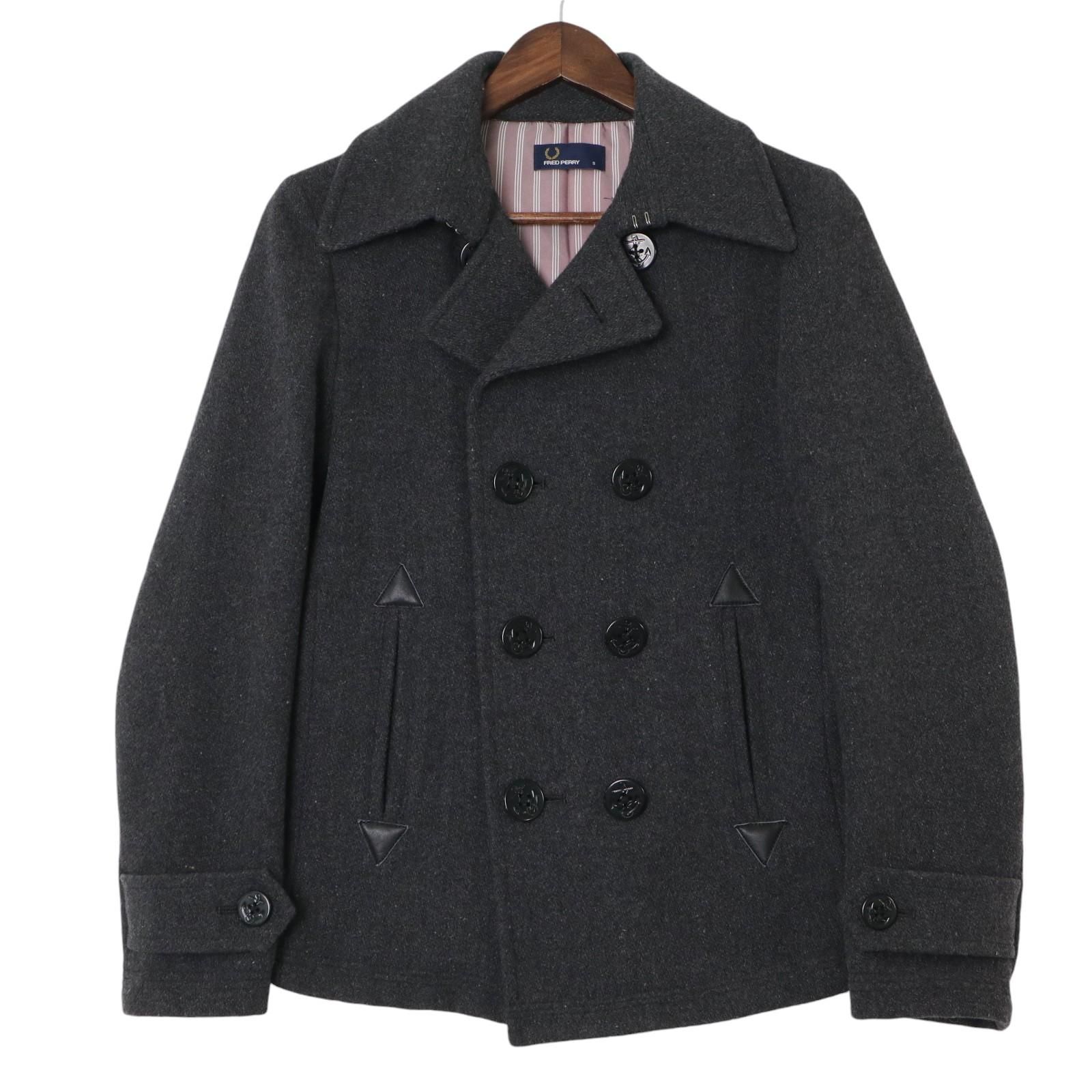 FRED PERRY フレッドペリー SHORT PEA COAT ショート ピーコート Pコート F2232【ADF4T00877】 - メルカリ