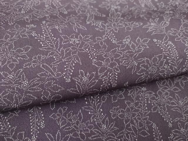 平和屋着物○重要無形文化財 人間国宝 中村勇二郎 江戸小紋 草花文