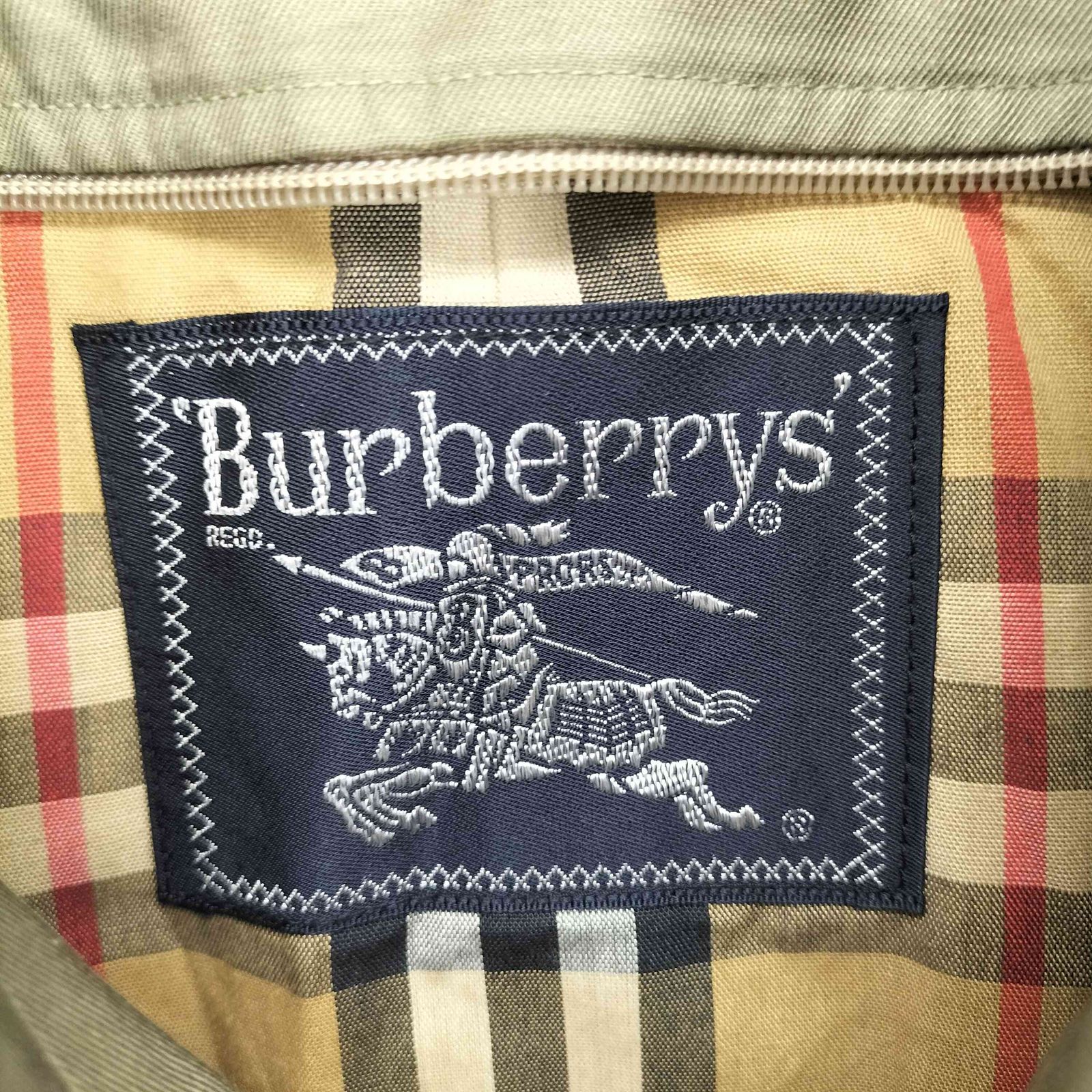 バーバリーズ BURBERRYS 裏地ノバチェック ステンカラーコート メンズ