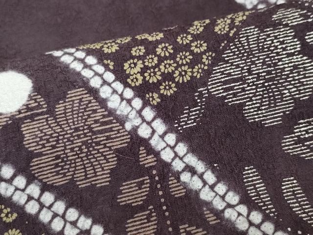 平和屋着物○訪問着 絞り 辻が花 銀彩 正絹 逸品 未使用 CAAW3989vf