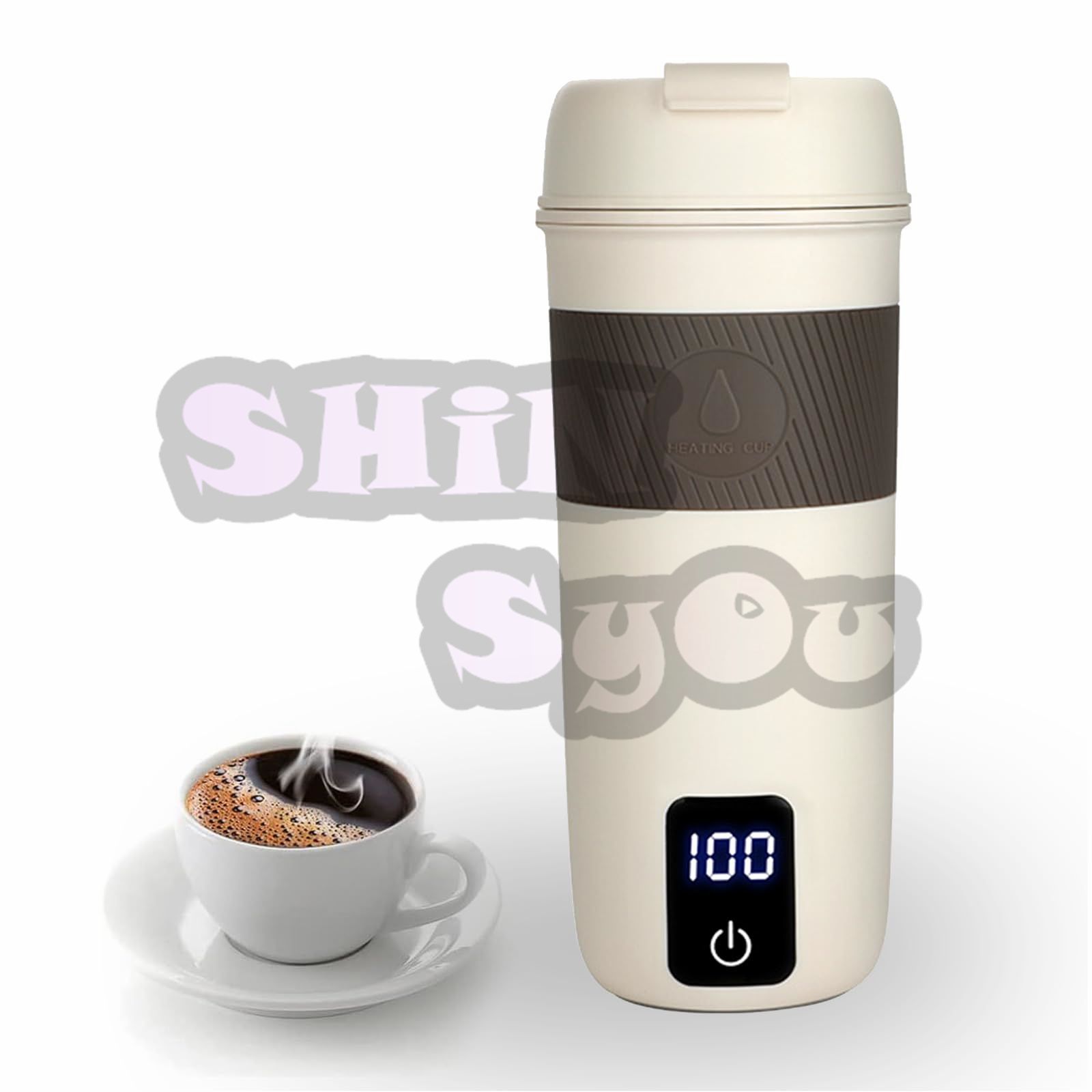 電気ケトル 小型 携帯 350ml 4段温度調節/加熱/保温機能 携帯湯沸かし器 ポータブル トラベルケトル 110V 旅行用 電気ポット LCD温度表示 急速沸かし 空焚き防止機能 漏れない ...