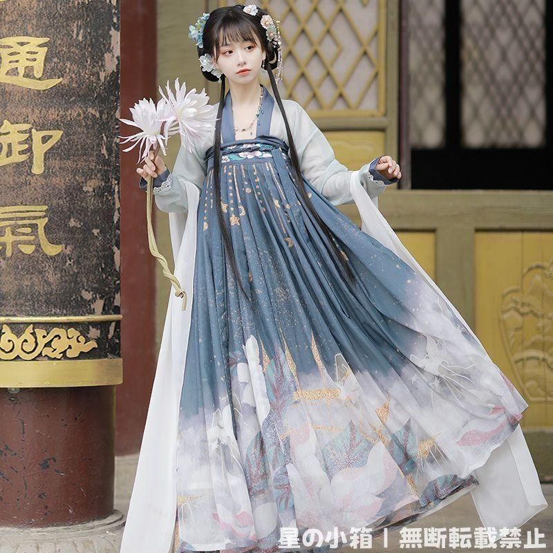 HF-196 豪華刺繍 漢服 かんふく 古風衣装 レトロ風 中華ロリータ