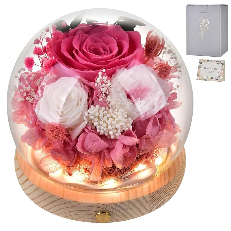 母の日 プリザーブドフラワー バラ プレゼント ブリザードフラワー ぶりざーどフラワ ギフト 結婚記念日 プレゼント 妻 記念日 プレゼント 彼女 誕生日 プレゼント 白い日のプレゼント人気 ...