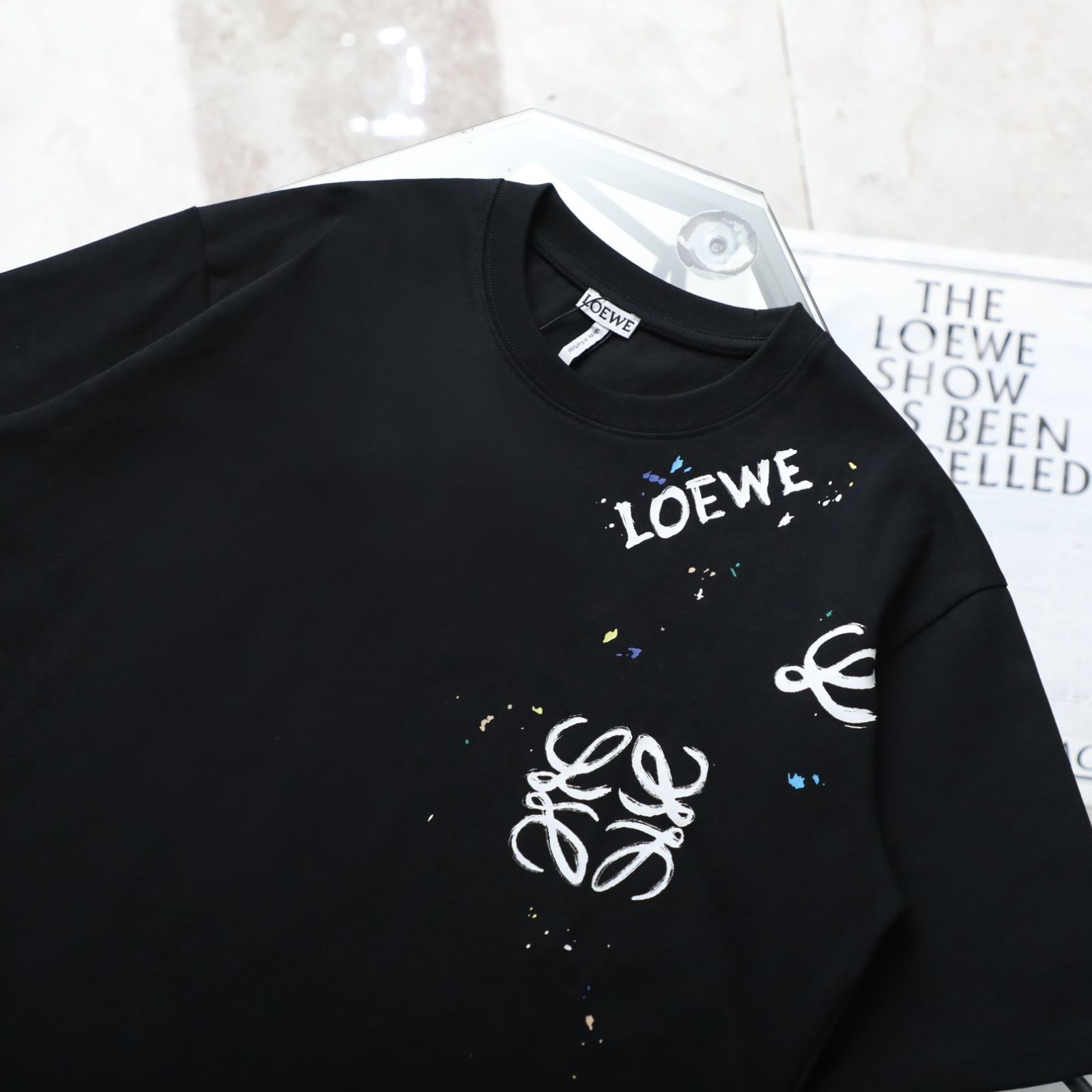 LOEWE アートプリント ブラックTシャツ - メルカリ LOEWE アートプリント ブラックTシャツ - メルカリ
