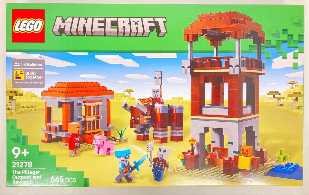 LEGO (BUILDING TOY) THE PILLAGER OUTPOST AND RAVAGER 21278 - メルカリ